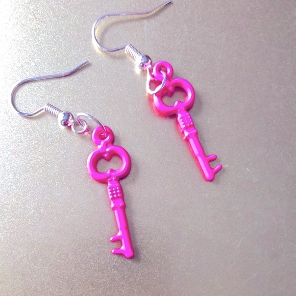 Jewelry | Key Charm Earrings | Poshmark